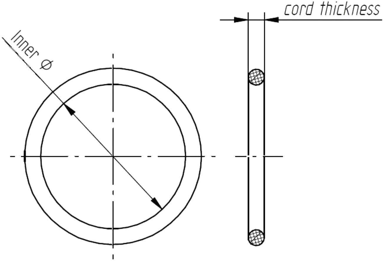 אורינגים שחורים - M20 X 2MM - NBR - טלמיר אלקטרוניקה