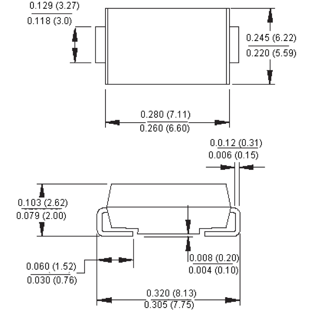 דיודה 60V 3A - SCHOTTKY - SMD - טלמיר אלקטרוניקה