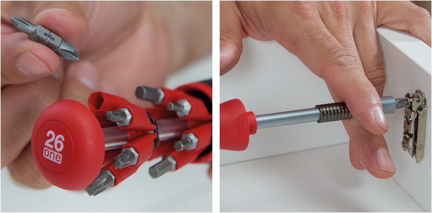 ידית מברג עם מחסנית 13 ביטים - WIHA 43895 - טלמיר אלקטרוניקה