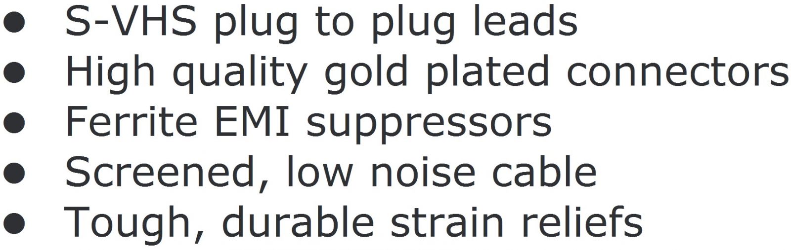 PRO-SIGNAL PREMIUM S-VHS LEADS כבלים ואביזרים לכבלים סידרה : 829