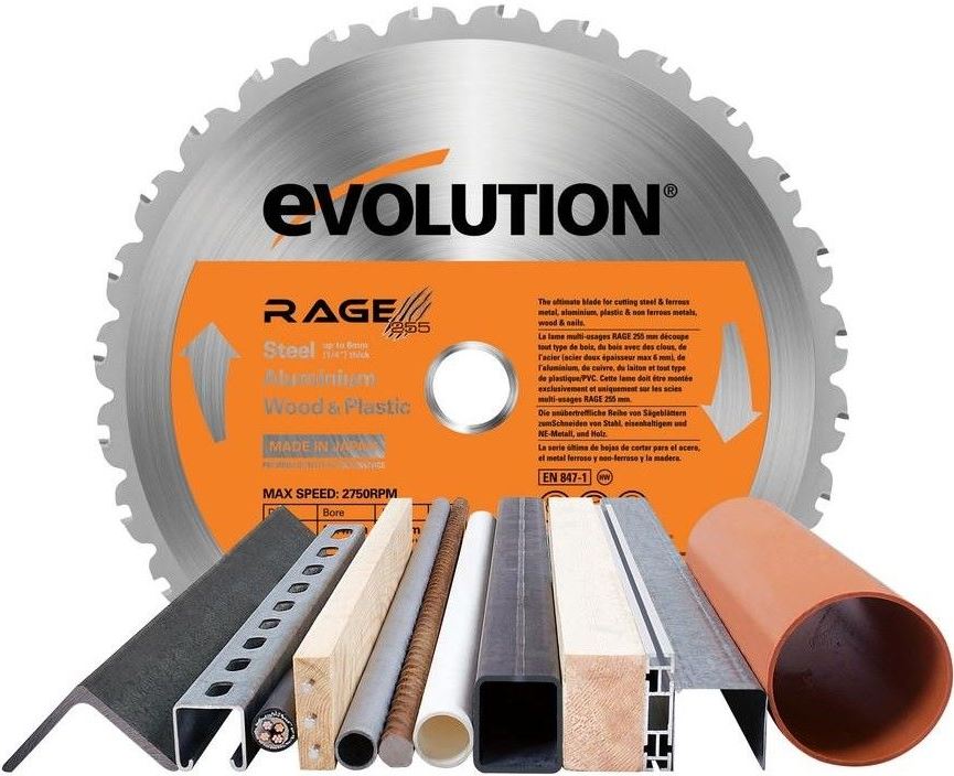 להב מסור - EVOLUTION RAGE TCT 185MM