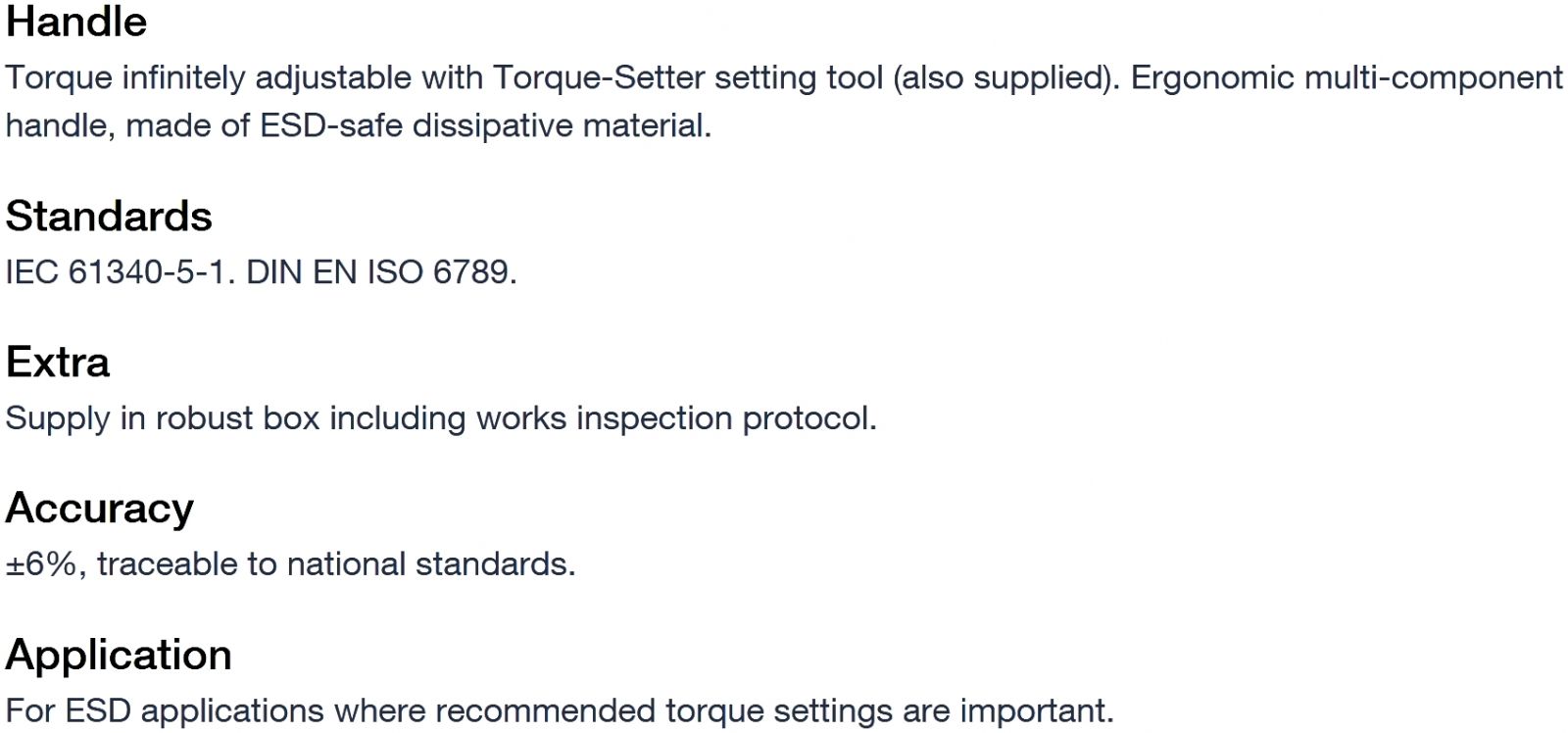 WIHA ADJUSTABLE ESD TORQUE SCREWDRIVERS - 2882 SERIES כלי עבודה ידניים ...