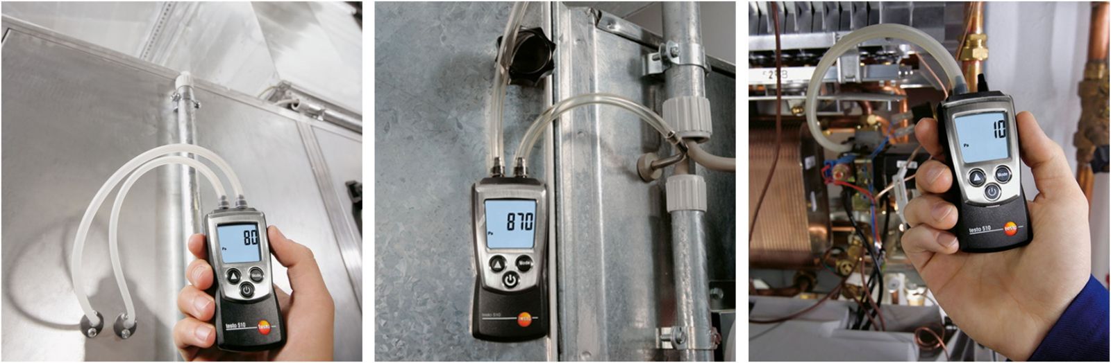 מודד לחץ דיפרנציאלי ידני דיגיטלי - TESTO 510 MANOMETER - טלמיר אלקטרוניקה