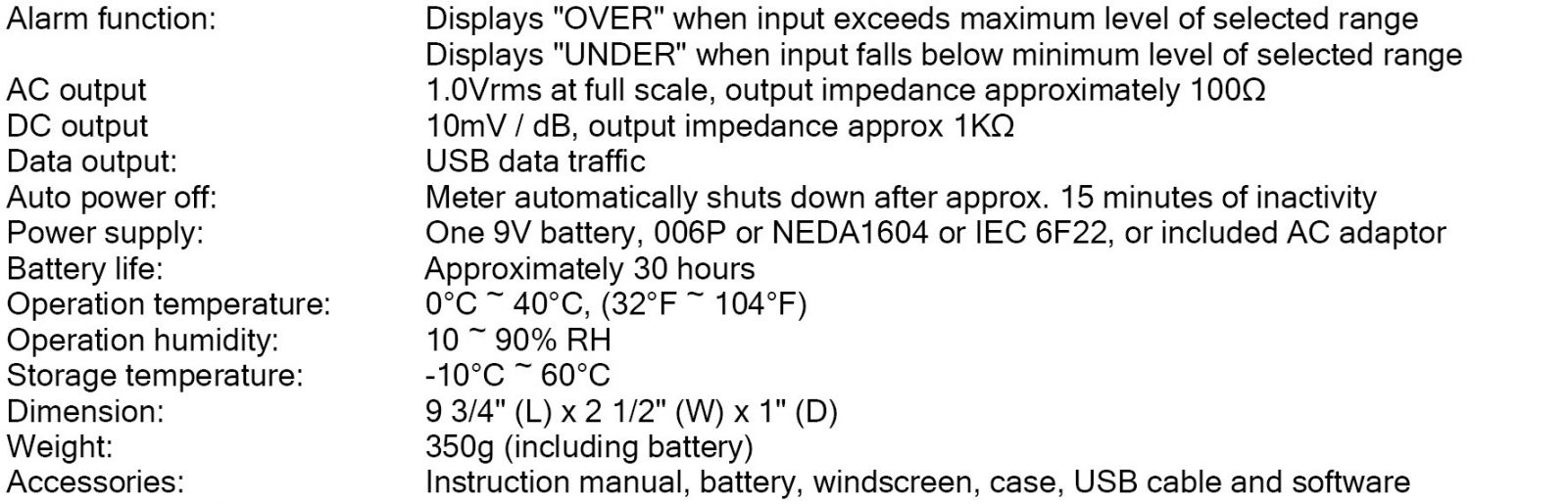 TENMA ST-8851 PROFESSIONAL DIGITAL SOUND LEVEL METER ציוד בדיקה ומכשירי ...