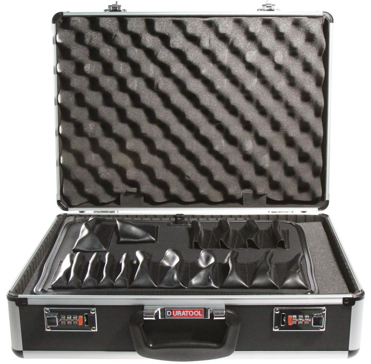 מזוודת כלים מקצועית מאלומיניום - DURATOOL - 457X342X152MM - טלמיר ...