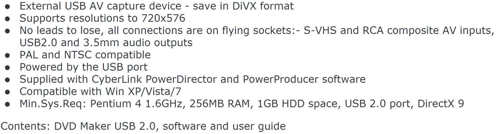 KWORLD DVD MAKER USB 2.0 Talmir Home Tech סידרה : 2100