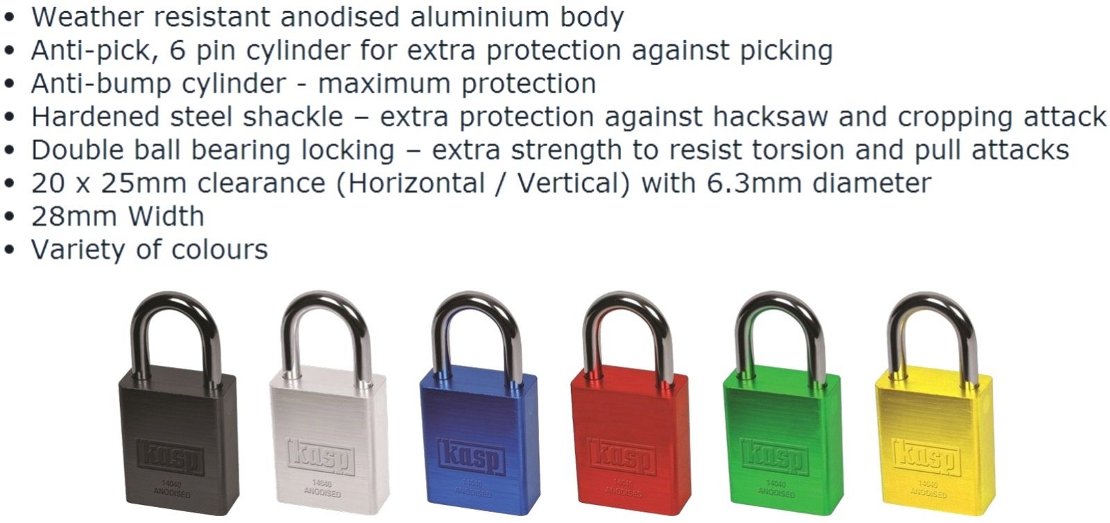 KASP SECURITY WEATHER RESISTANT ALUMINIUM PADLOCKS פתרונות אבטחה סידרה ...