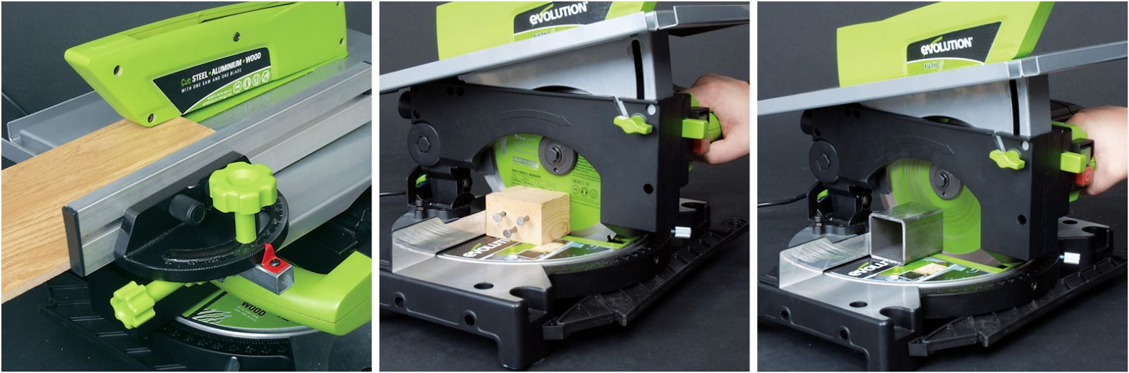 מסור גרונג שולחני מקצועי EVOLUTION FURY 6 210MM - 1200W