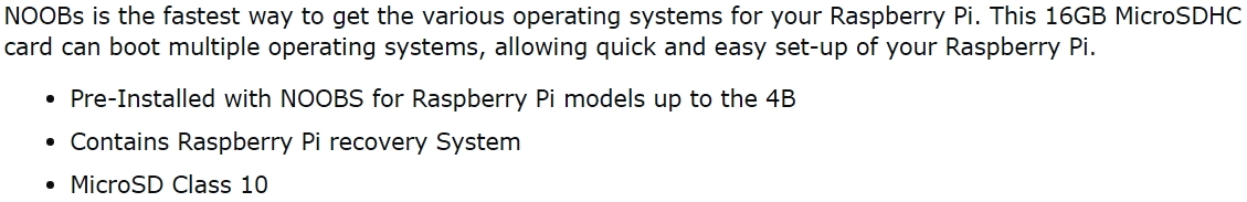 NOOBS ULTRA FOR THE RASPBERRY PI 4 MODEL B מוצרי פיתוח לאלקטרוניקה ...