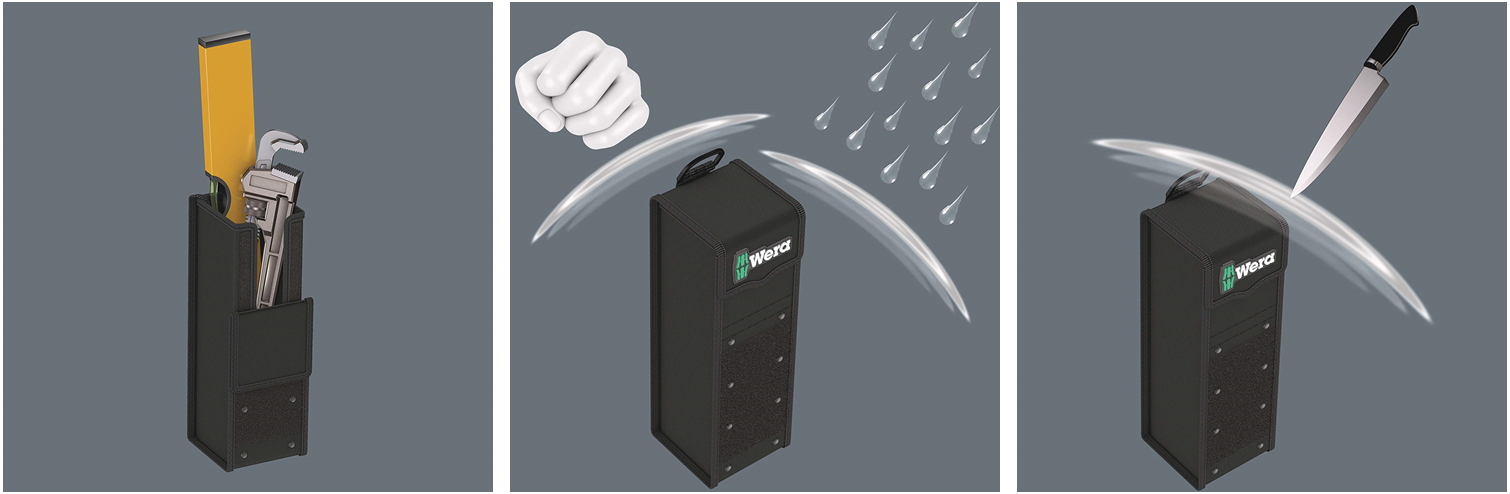 נרתיק נשיאה מודולרי לכלי עבודה - WERA 2GO 7 HIGH TOOL BOX - טלמיר ...