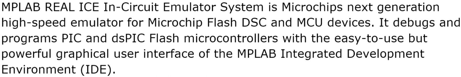 MICROCHIP MPLAB REAL ICE IN-CIRCUIT EMULATOR - DV244005 מוצרי פיתוח ...