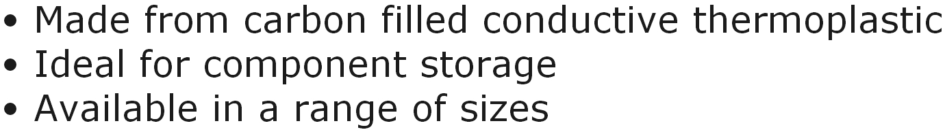 MULTICOMP ESD SAFE IC STORAGE BOXES ציוד אנטי סטטי - ESD סידרה : 10112