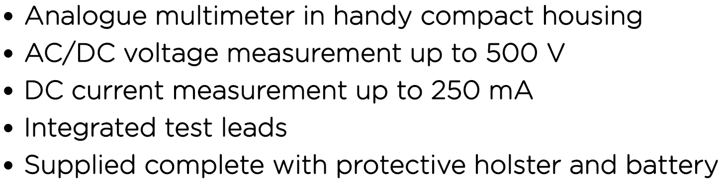 DI-LOG 5 FUNCTION ANALOGUE MULTIMETER - PL001 ציוד בדיקה ומכשירי מדידה ...