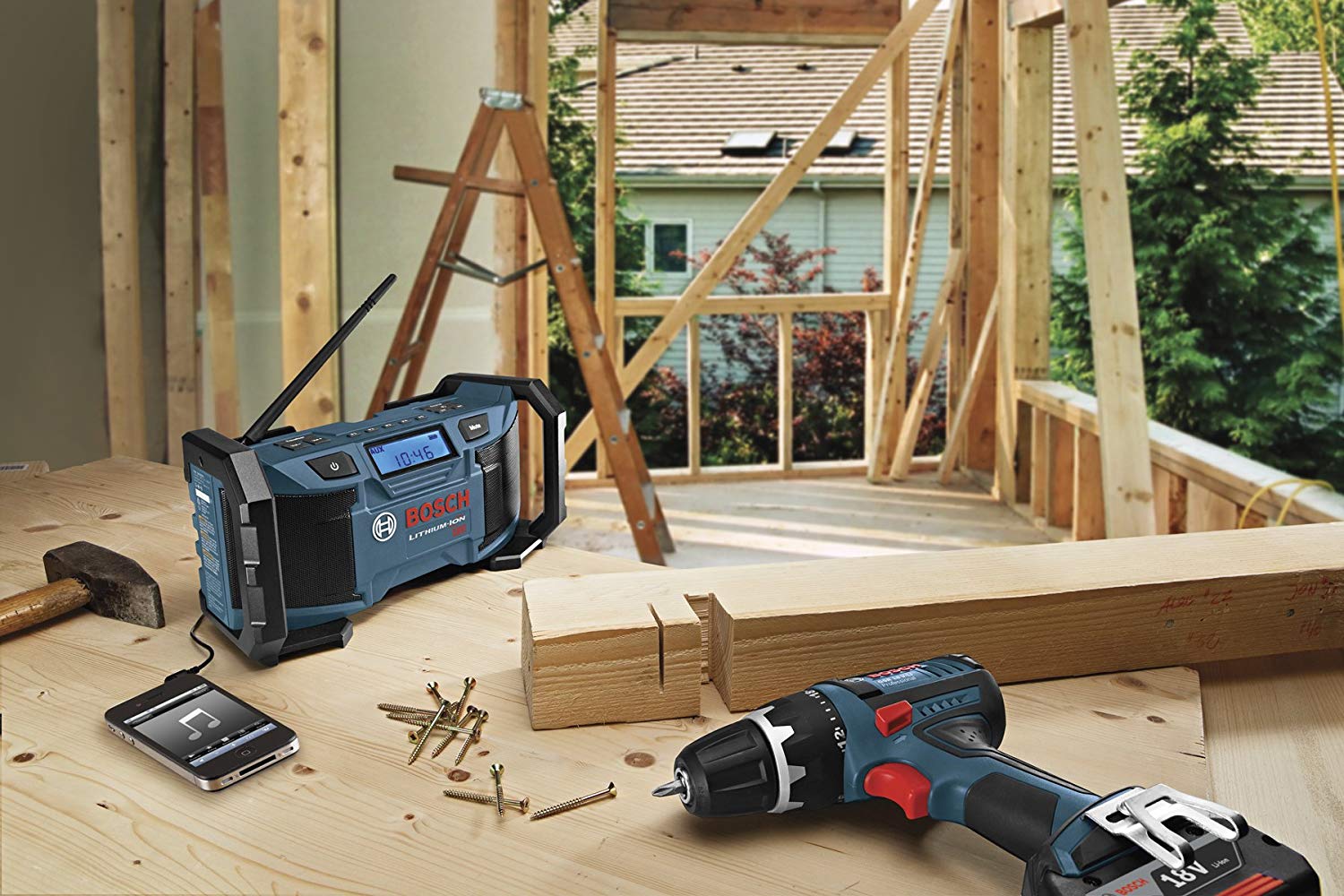 רדיו נייד דיגיטלי בוש - BOSCH GML SOUNDBOXX