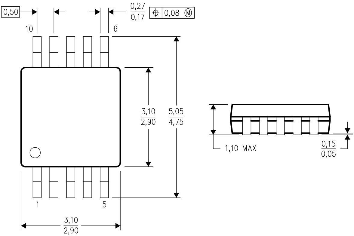 ממיר דיגיטלי לאנלוגי (SMD - 10BIT - SERIAL - (DAC - טלמיר אלקטרוניקה
