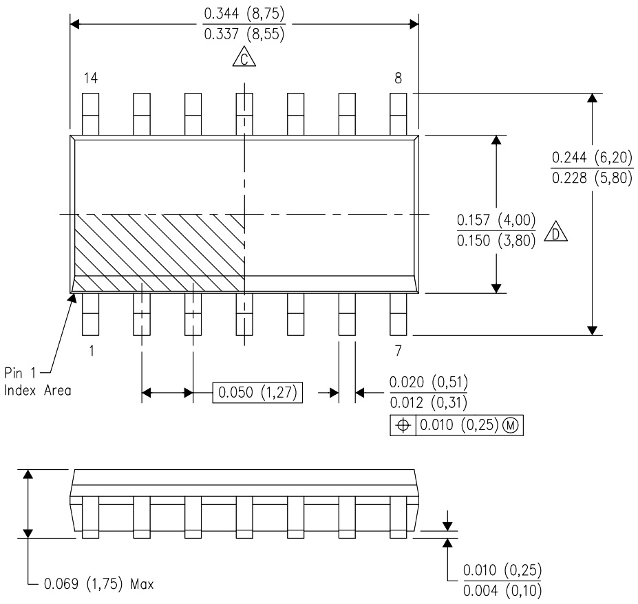 MICROCHIP 8BIT MICROCONTROLLERS - SOIC-14 מעגלים משולבים (IC)