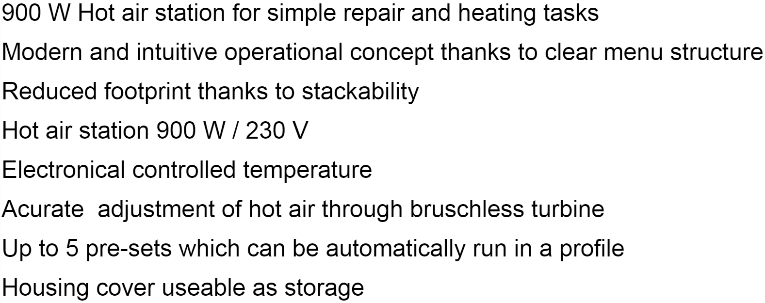 WELLER PROFESSIONAL HOT AIR STATION - WTHA 1 מלחמים ותחנות הלחמה