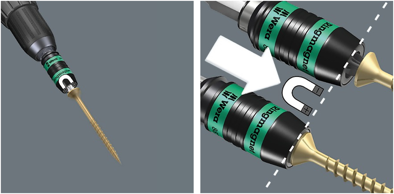 תפס לביטים - WERA 887/4 RR RAPIDAPTOR - 87MM - טלמיר אלקטרוניקה