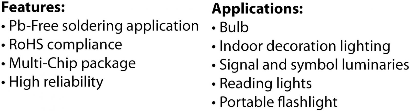 MULTICOMP LED CHIP ON COPPER BOARD לדים ורכיבים אופטיים סידרה : 7004