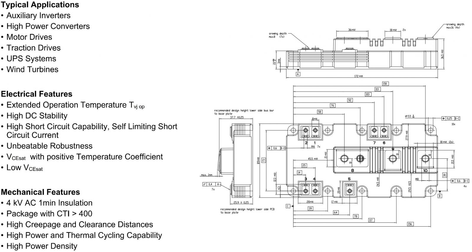 INFINEON MOSFET IGBT TRANSISTOR MODULS - PRIMEPACK2 SERIES רכיבי ...