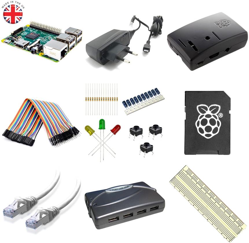 קיט פיתוח - RASPBERRY PI 2 - MODEL B - PROJECT KIT - טלמיר אלקטרוניקה