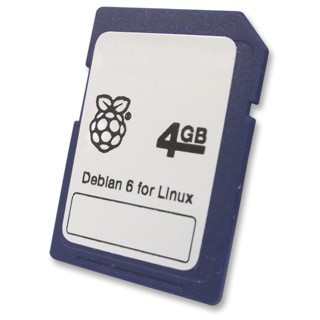 DEBIAN LINUX SD CARD FOR RASPBERRY PI מוצרי פיתוח לאלקטרוניקה