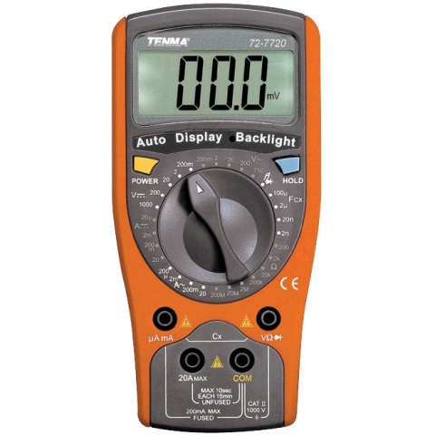 TENMA DIGITAL MULTIMETERS - PALM II SERIES ציוד בדיקה ומכשירי מדידה