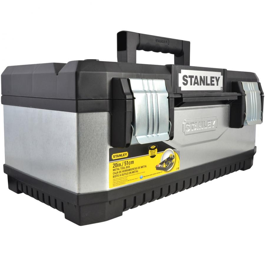 STANLEY 20'' GALVANISED TOOL BOX - 1-95-618 ארגזי כלים ופתרונות אחסון ...