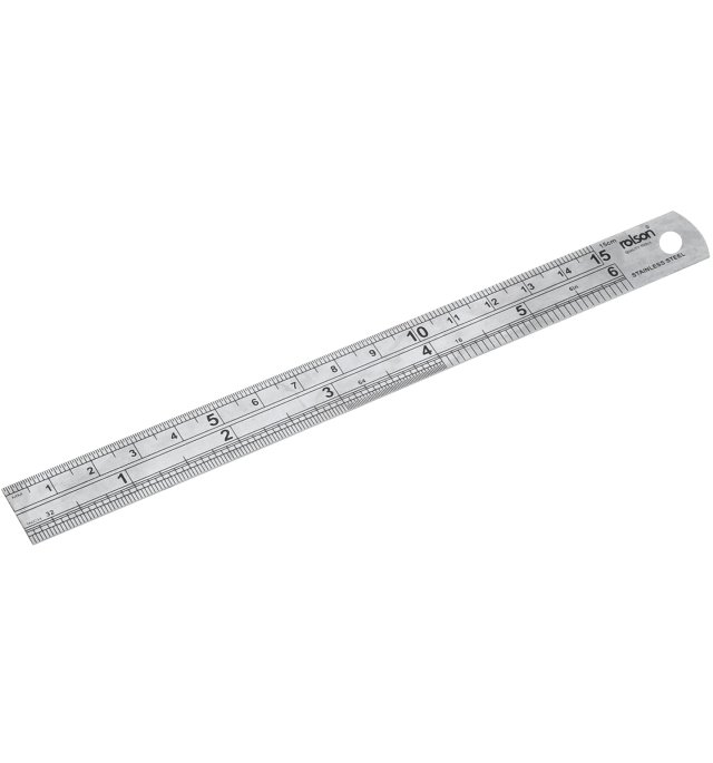 DURATOOL SATIN FINISH STAINLESS STEEL RULERS כלי עבודה ידניים