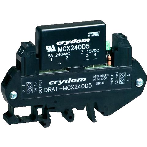 CRYDON DIN RAIL MOUNT SOLID STATE RELAYS - DRA1 MCX SERIES רכיבי חשמל ובקרה