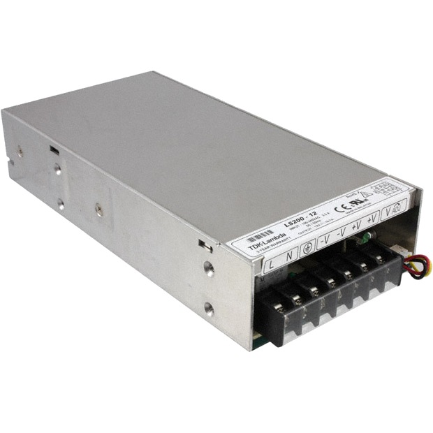 TDK LAMBDA INDUSTRIAL POWER SUPPLIES - LS200 SERIES ספקי כוח, שנאים וממירי מתח
