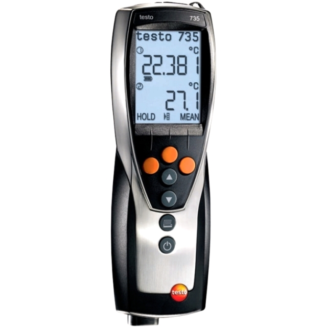 TESTO 735-2 MULTI CHANNEL DIGITAL HAND HELD THERMOMETER ציוד בדיקה ...