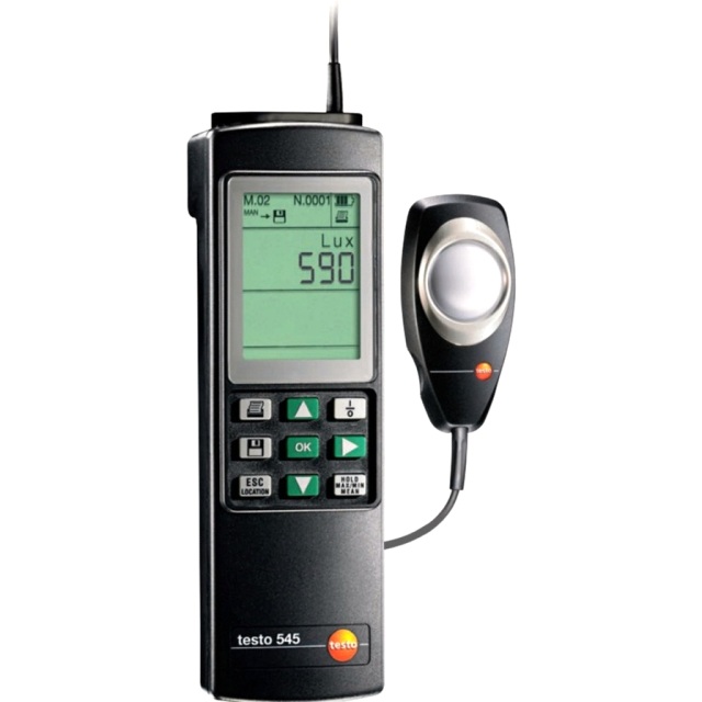 TESTO 545 DIGITAL HAND HELD LUX METER ציוד בדיקה ומכשירי מדידה