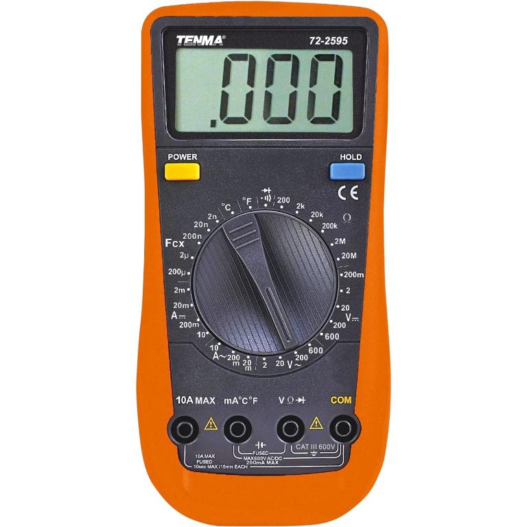 TENMA DIGITAL MULTIMETERS - ECO II SERIES - 72-2595 ציוד בדיקה ומכשירי ...