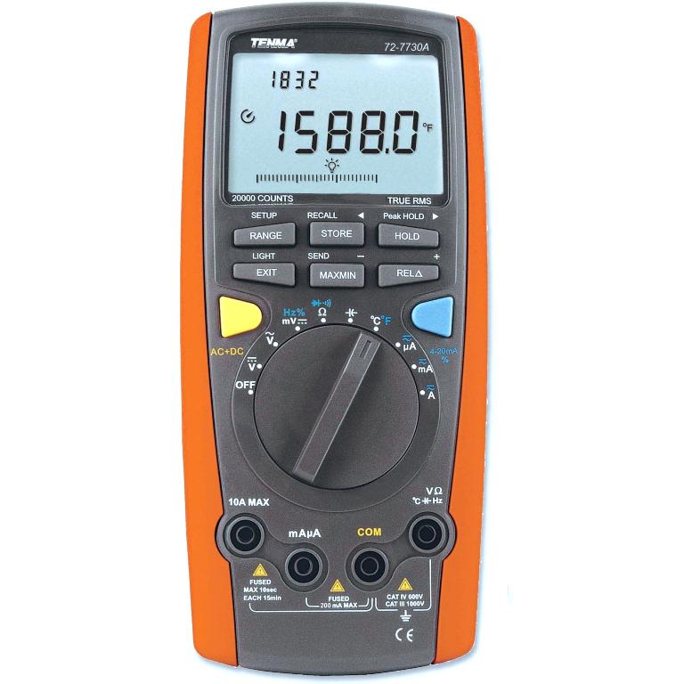 TENMA DIGITAL MULTIMETERS - INTELLIGENT SERIES - 72-7730A ציוד בדיקה ...