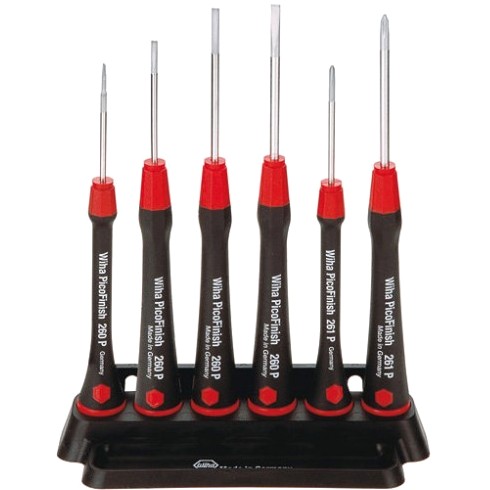 WIHA 6PC PRECISION SCREWDRIVER SET - 260P 6K כלי עבודה ידניים