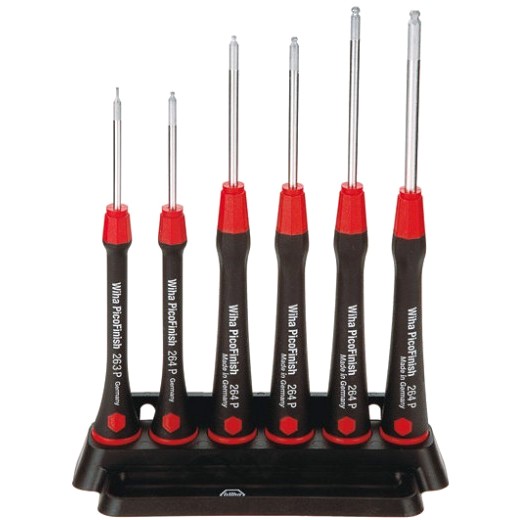 WIHA 6PC PRECISION SCREWDRIVER SET - 264P K6 כלי עבודה ידניים