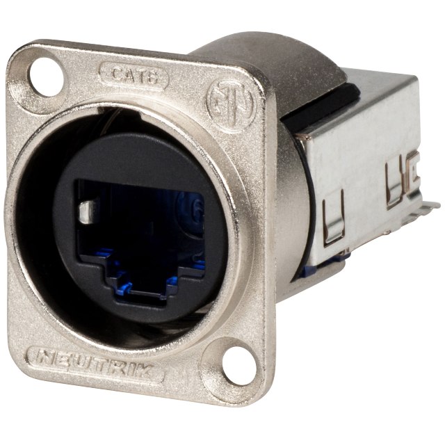 NEUTRIK CAT6 ETHERCON MODULAR RJ45 CONNECTORS פתרונות זיווד לאלקטרוניקה