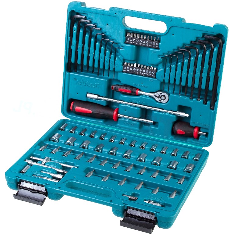 MAKITA 91PC SERVISE ENGINEER TOOL KIT - P-46470 כלי עבודה נטענים / חשמליים