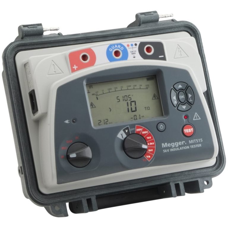 MEGGER 5KV DIGITAL INSULATION & RESISTANCE TESTER - MIT515 ציוד בדיקה ...