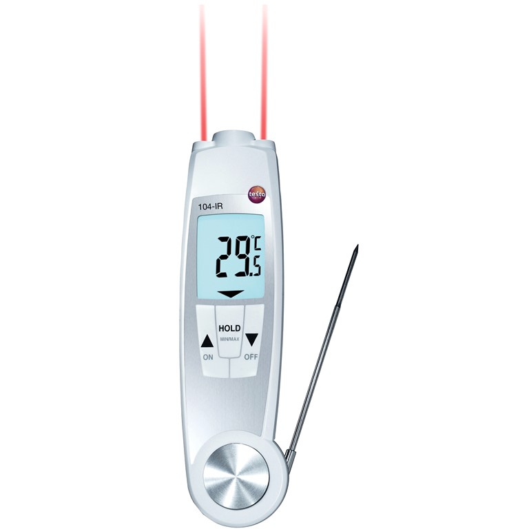 TESTO 104-IR DIGITAL HAND HELD THERMOMETER ציוד בדיקה ומכשירי מדידה ...