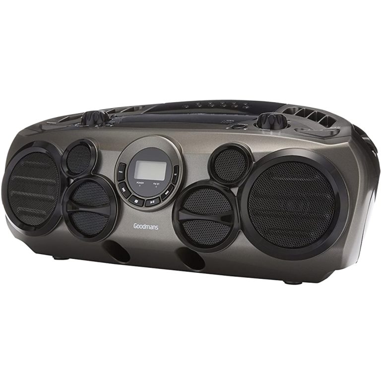 GOODMANS HIGH POWER 6 SPEAKER BLUETOOTH & CD BOOMBOX - GPS04 Talmir ...