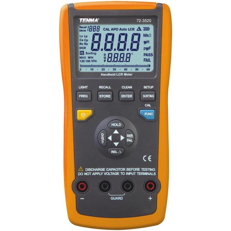 TENMA DIGITAL MULTIMETERS - LCR PRO SERIES - 72-3520 ציוד בדיקה ומכשירי ...