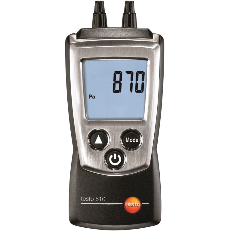 TESTO 510 DIGITAL HAND HELD MANOMETER ציוד בדיקה ומכשירי מדידה סידרה ...