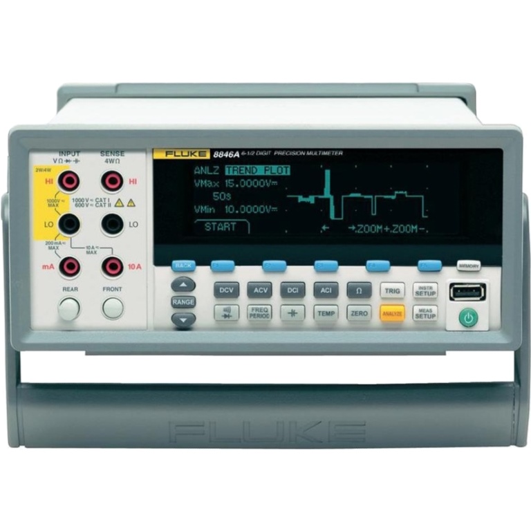 FLUKE DUAL DISPLAY BENCH DIGITAL MULTIMETER - FLUKE 8846A ציוד בדיקה ...