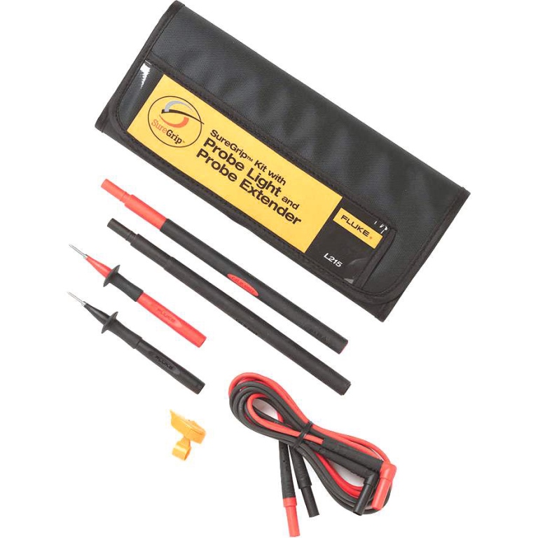 FLUKE SURE GRIP DMM TEST LEAD & PROBE LIGHT KIT - L215 ציוד בדיקה ...