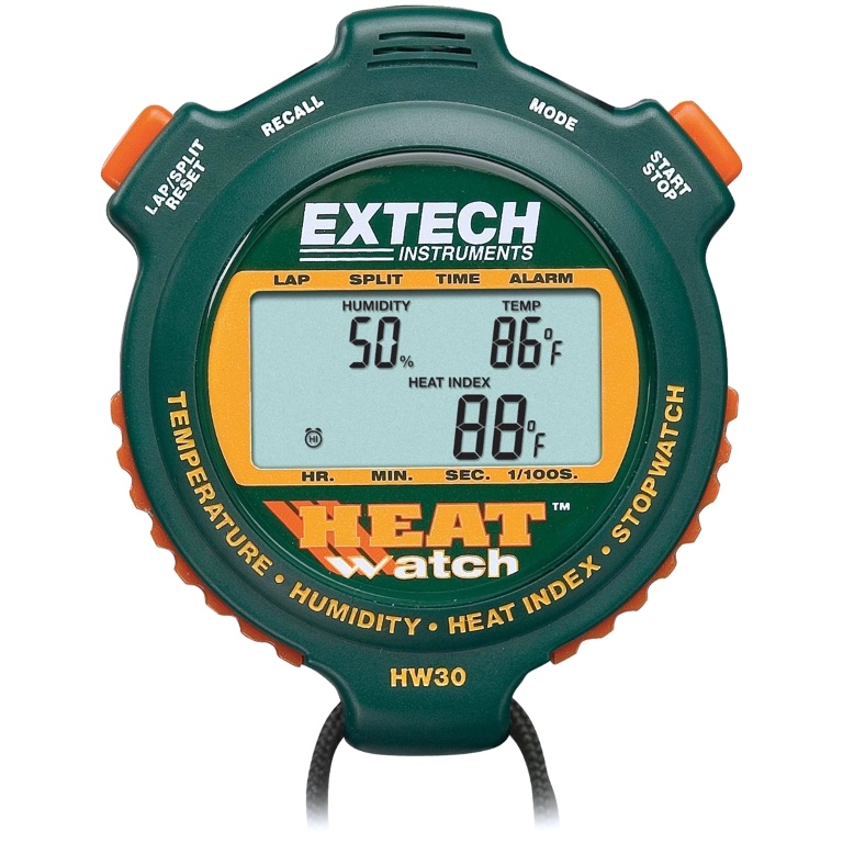 EXTECH INSTRUMENTS DESKTOP HUMIDITY & TEMPERATURE HEAT WATCH ציוד בדיקה ...
