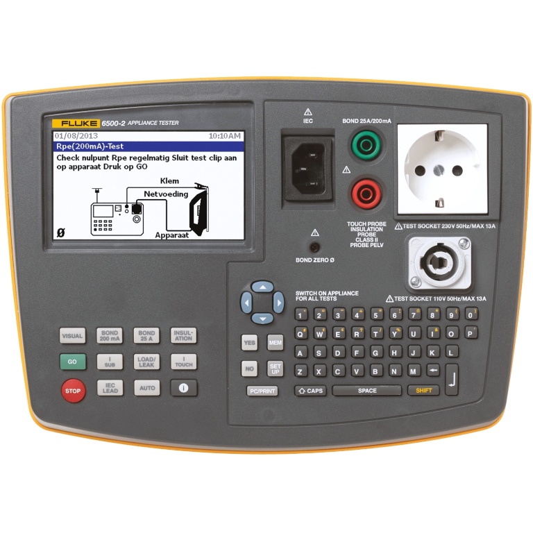 FLUKE 6200-2 / 6500-2 PORTABLE APPLIANCE TESTERS ציוד בדיקה ומכשירי מדידה
