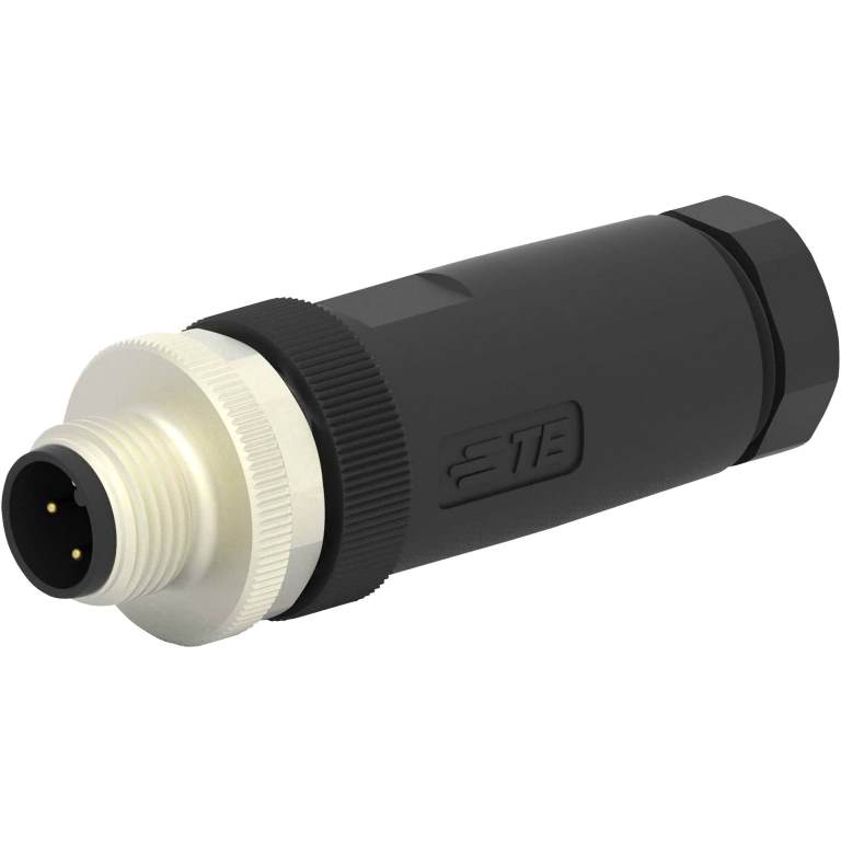 TE CONNECTIVITY M12 SCREW MOUNT CONNECTORS קונקטורים, מחברים ומתאמים