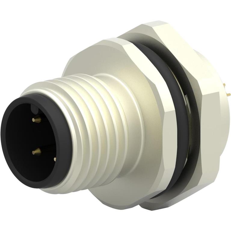 TE CONNECTIVITY M12 SCREW MOUNT CONNECTORS קונקטורים, מחברים ומתאמים